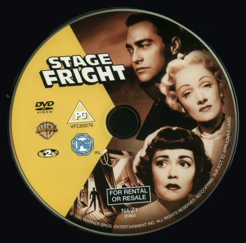 DVD e VHS - Stage fright